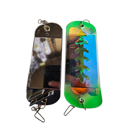 Doc's Mini Flasher Green Jeans | Doc's Customs