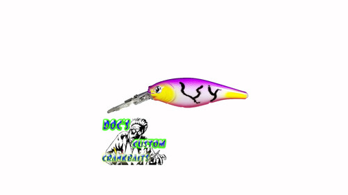 #7 Flicker Shad Purple Dynamite | Doc's Customs