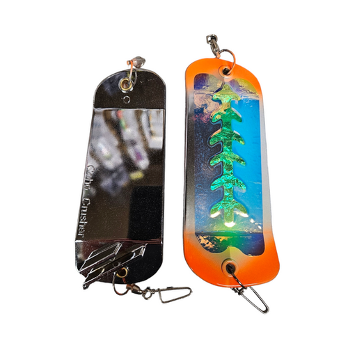 Doc's Mini Flasher Orange Jeans | Doc's Customs