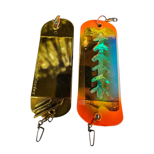 Doc's Mini Flasher Gold Orange Jeans | Doc's Customs