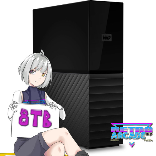 Hyperspin Arcade 8TB External Hard Drive | RetroArcade1up