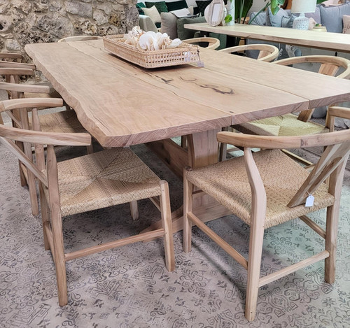 River Marri Table Live Edge | Bay Furniture