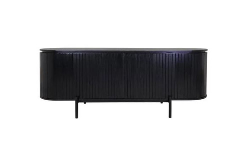 Ally Black Curved TV / Buffet Unit | Bay Furniture