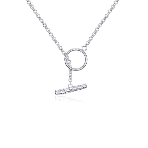 S925 T Drop Necklace | MADE IN SHAPES