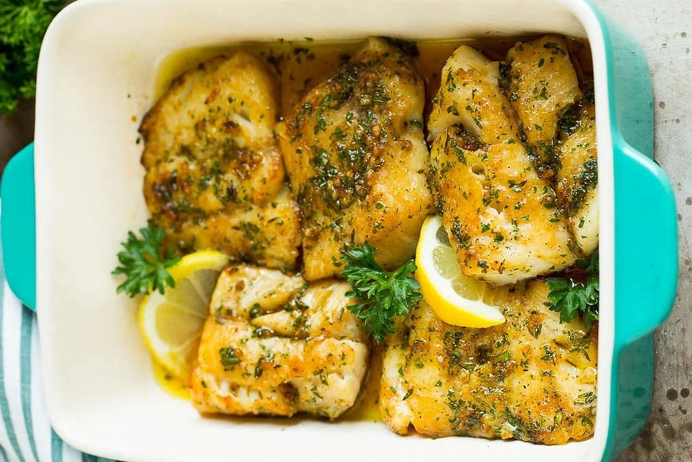 Easy Baked Lemon and Herb Fish