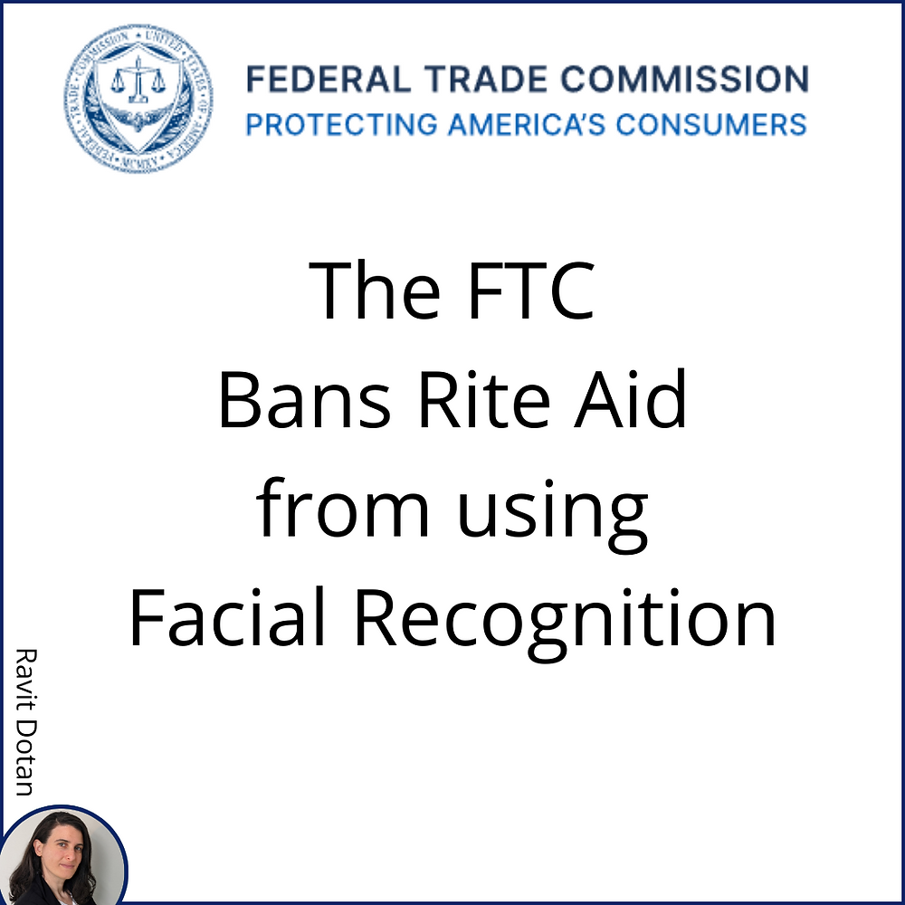 FTC bans Rite Aid from using facial recognition FTC bans Rite Aid from using facial recognition