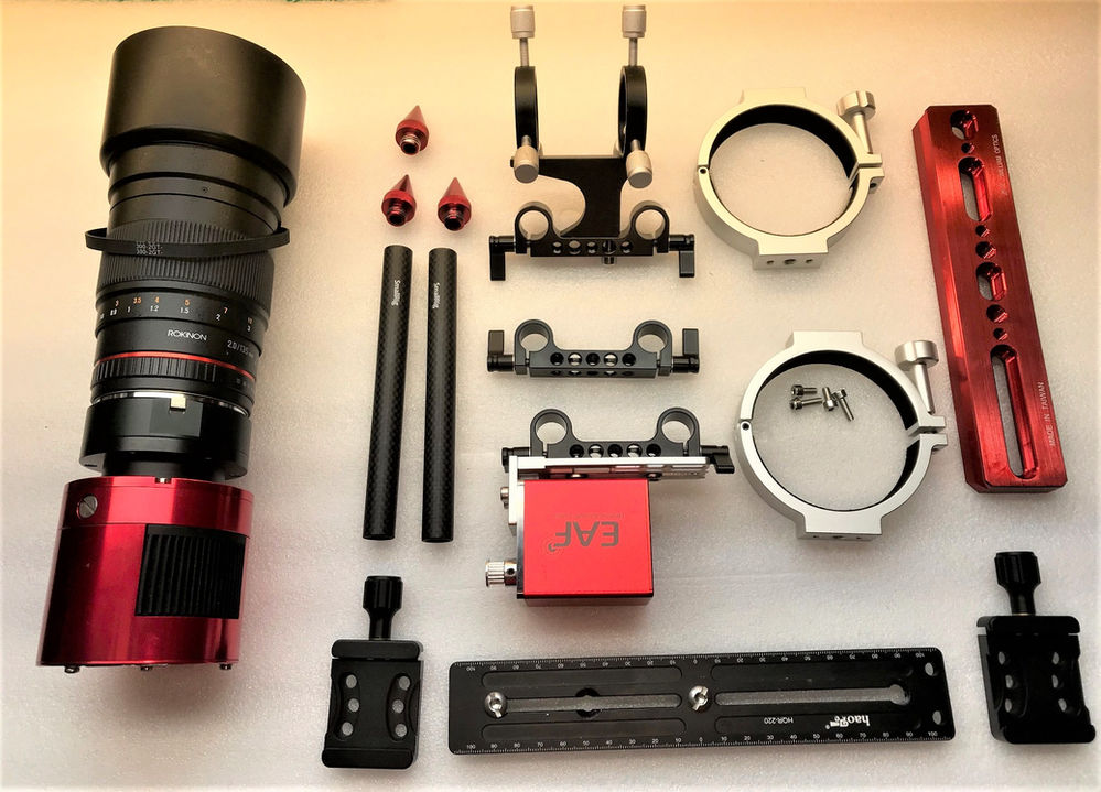 Professional DIY Rokinon 135 EAF Focuser Mount, No 3D parts needed ...