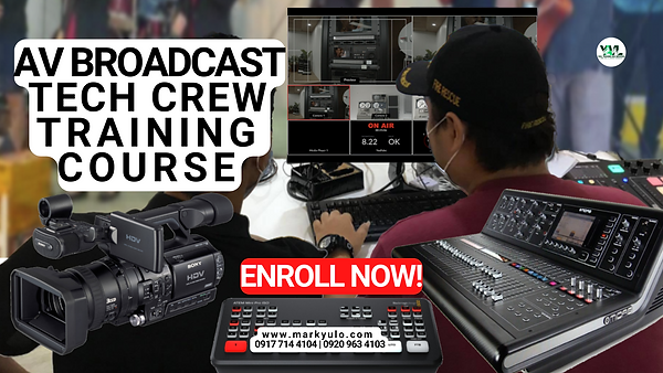 Enroll Now! AV Broadcast Tech Crew Training Course | Media ...