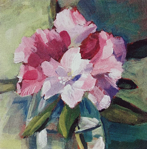 Margaret Bailey Rosenbaum 'Rhododendron' | inkyhandsprintstudio