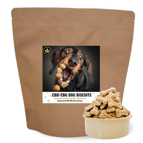 MEDIUM DOG - CBG/CBD/CBN INFUSED DOG BISCUITS | balancedbymaryjane