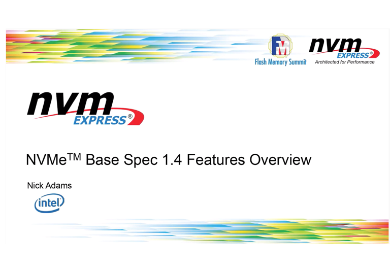 NVMe 1.4 のハイライト