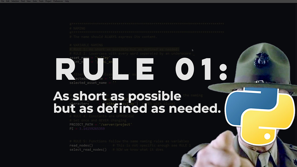 Basic Naming Rules for Scripting Basic Naming Rules for Scripting