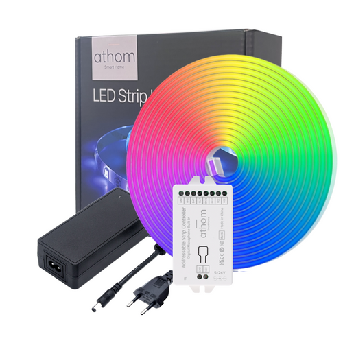 WLED Sounds Reactive ESP32 Neon Light Kit | athom