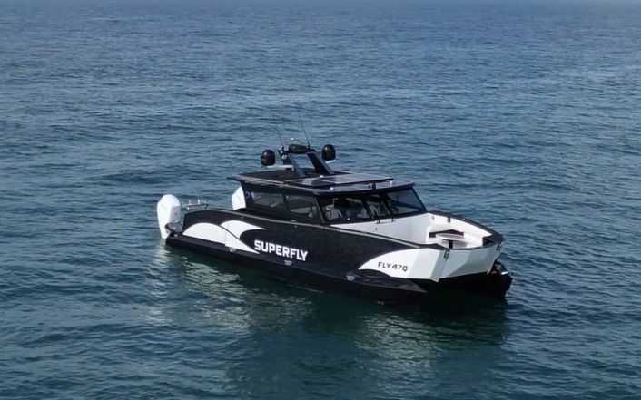 13m Wide Body "Sports Cat | Finish Line Boats