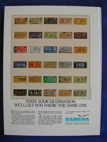Sabena Book International Review Destination Belgium 1980s | The Flying ...