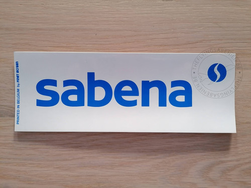 Sabena Sticker #027 Godfroid Color 7,5x20,9 | The Flying Sabenien