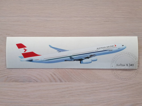 Austrian Airlines Sticker #01 Airbus A340-200 6x24,5 | The Flying Sabenien