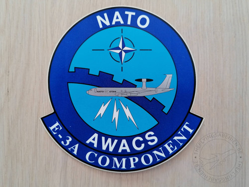 NATO Sticker #01 Boeing B707 Awacs E-3A Component | The Flying Sabenien