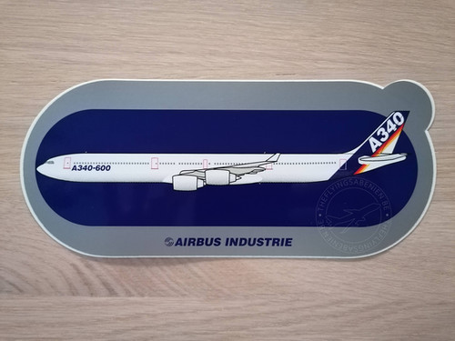 Airbus Industrie Sticker #01 Airbus A340-600 9x21 | The Flying Sabenien