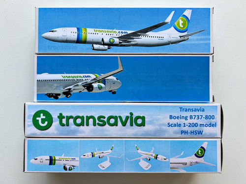 Transavia Scale 1-200 model Boeing B737-800 PH-HSW #2 | The Flying Sabenien