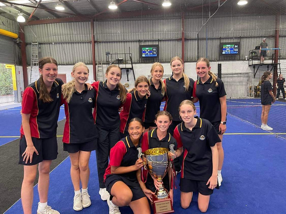 St Patrick's College 7-9 Girls Division 1 Indoor Cricket Champions
