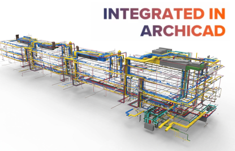 Integrated MEP Modeler in Archicad