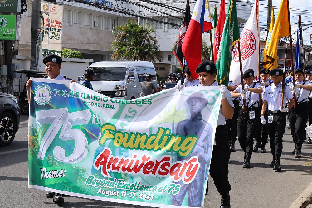 Tomas Claudio Colleges Marks its 75th Founding Anniversary 🎓💎