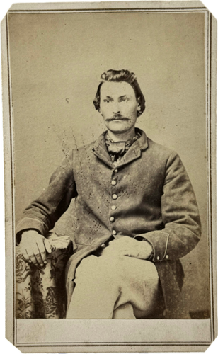 CDV of 12th Michigan Infantry John W. Havens Arkansas Backmark | Massie ...