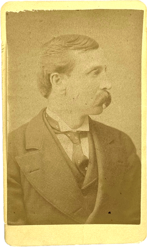 CDV of Union Veteran Edward W. Bangs of the 3rd NY Cavalry and 82nd ...