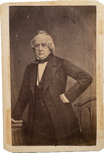 CDV of John Slidell with The photo has a Brady and Anthony Backmark ...