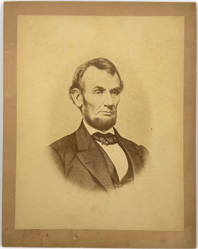Rare Large Full Sized Albumen of President Abraham Lincoln | Massie's ...