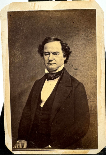 CDV of George Dennison Prentice with Anthony Brady Backmark “House ...