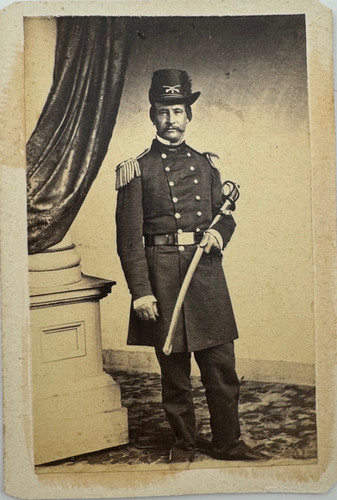 Colonel David Hunter CDV by Brady printed by Anthony | Massie's Antiques