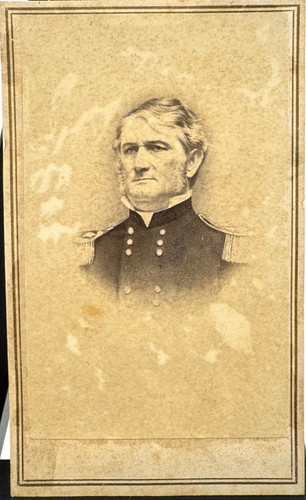 Leonidas Polk CDV with Anthony Brady Backmark | Massie's Antiques