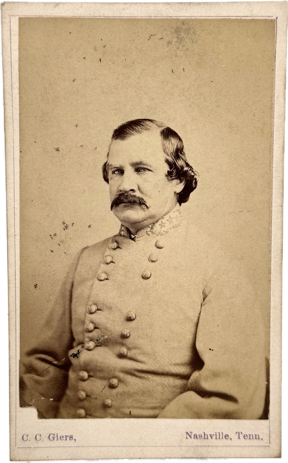 Unpublished Gen. Benjamin Franklin Cheatham CDV by Giers Nashville ...