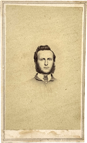 Signed CDV of Samuel C. Trowbridge of the 122nd New York Infantry Co.K ...