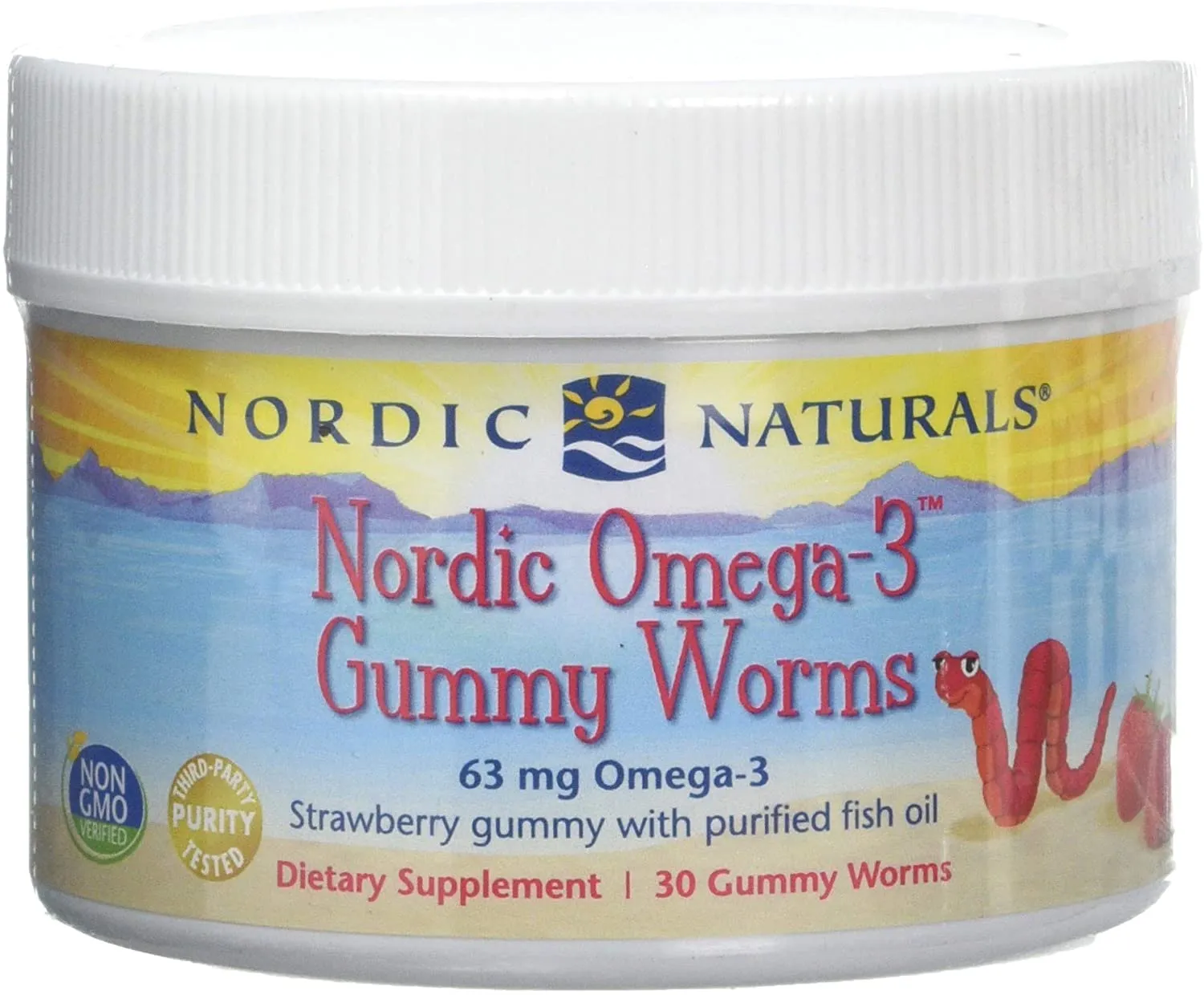 Nordic Omega-3 Gummy Worms | Live-Well