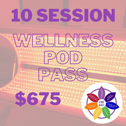 Wellness Pod 10 Session Pass Initial Purchase | Live-Well
