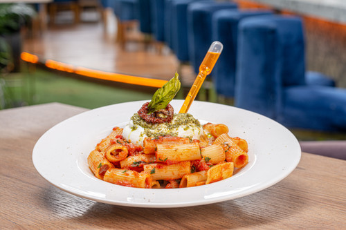 Rigatoni e Burrata (Vegetariana) | seratta