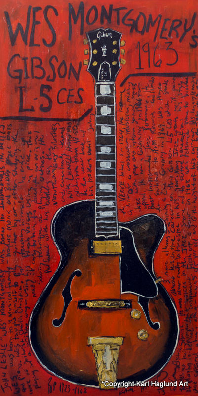 Guitar Art | Famous Guitars | Karl Haglund Art