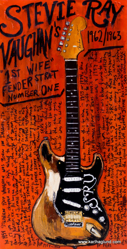 Guitar Art | Famous Guitars | Karl Haglund Art