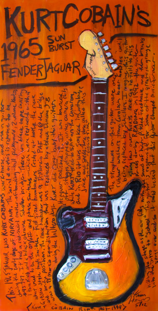 Guitar Art | Famous Guitars | Karl Haglund Art