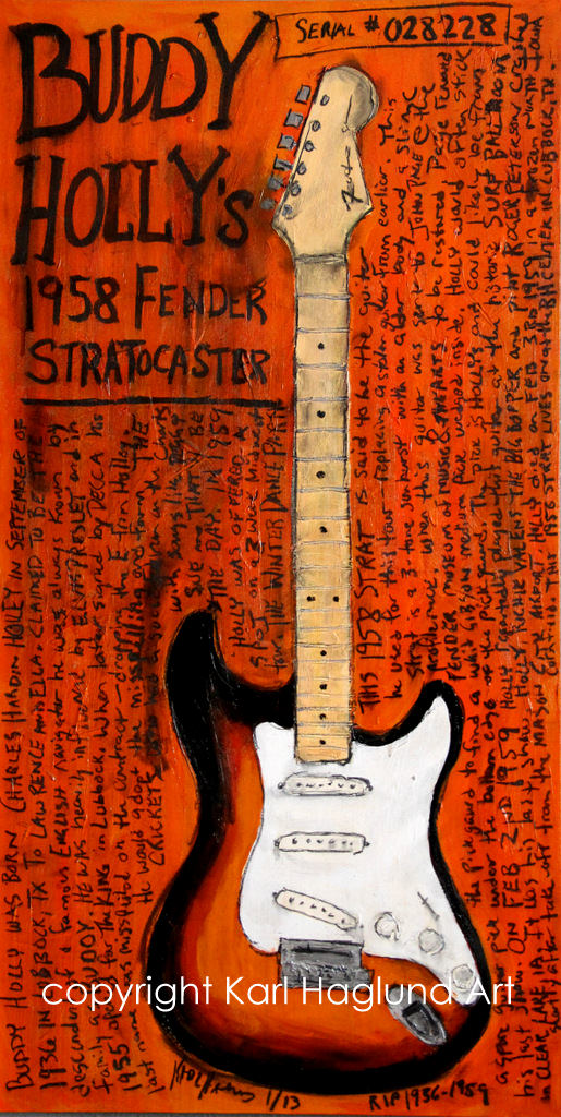 Guitar Art | Famous Guitars | Karl Haglund Art