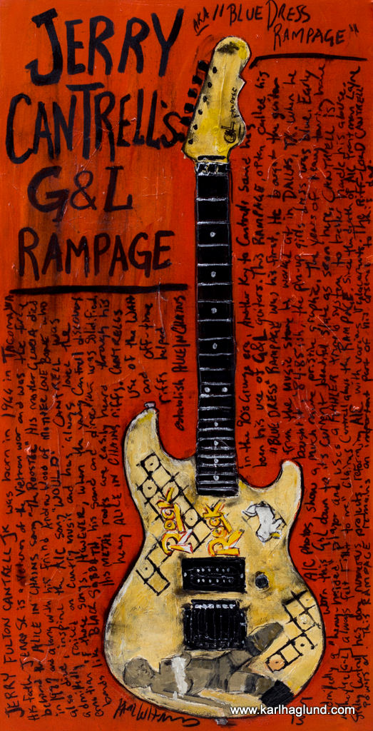 Guitar Art | Famous Guitars | Karl Haglund Art