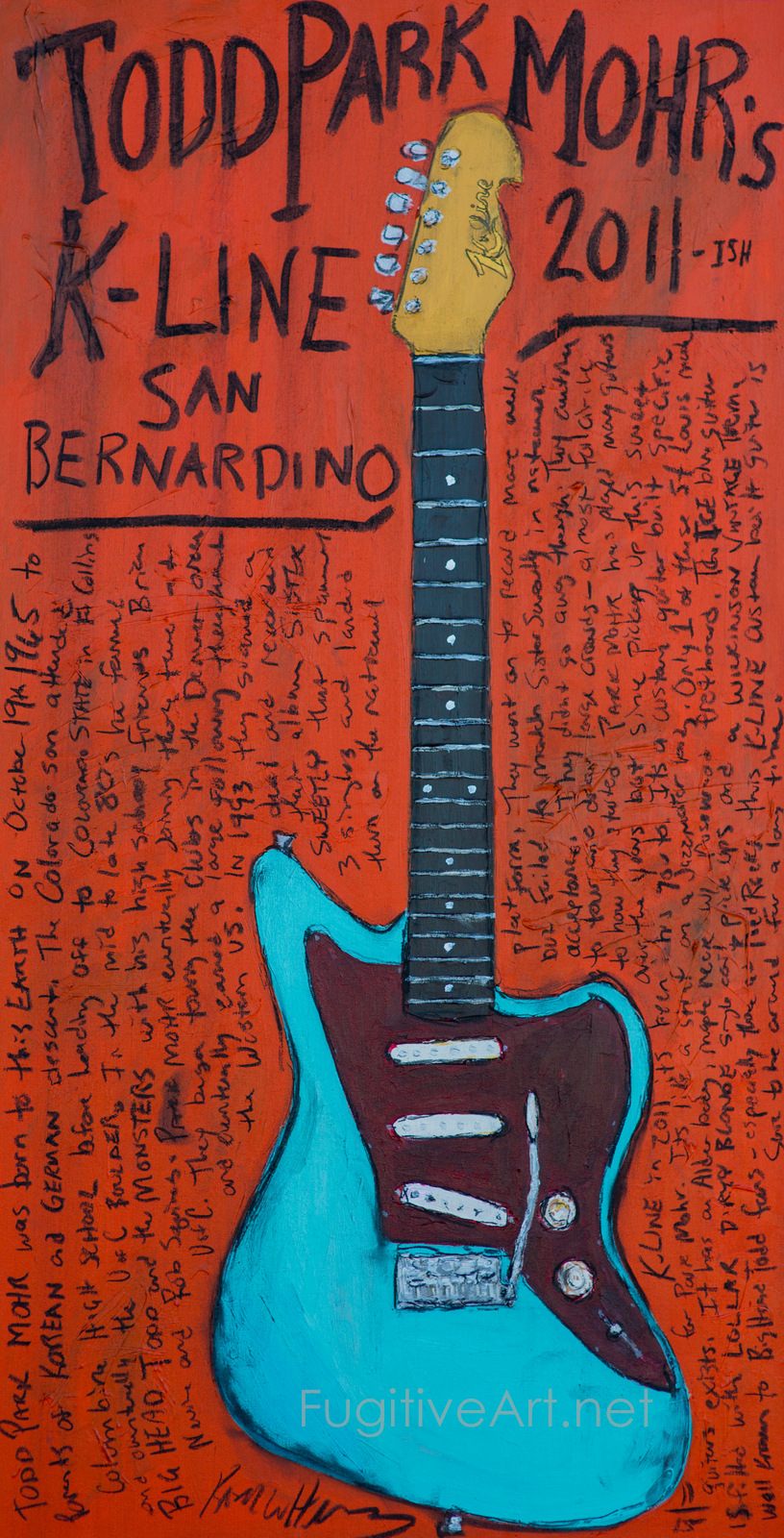 Guitar Art | Famous Guitars | Karl Haglund Art