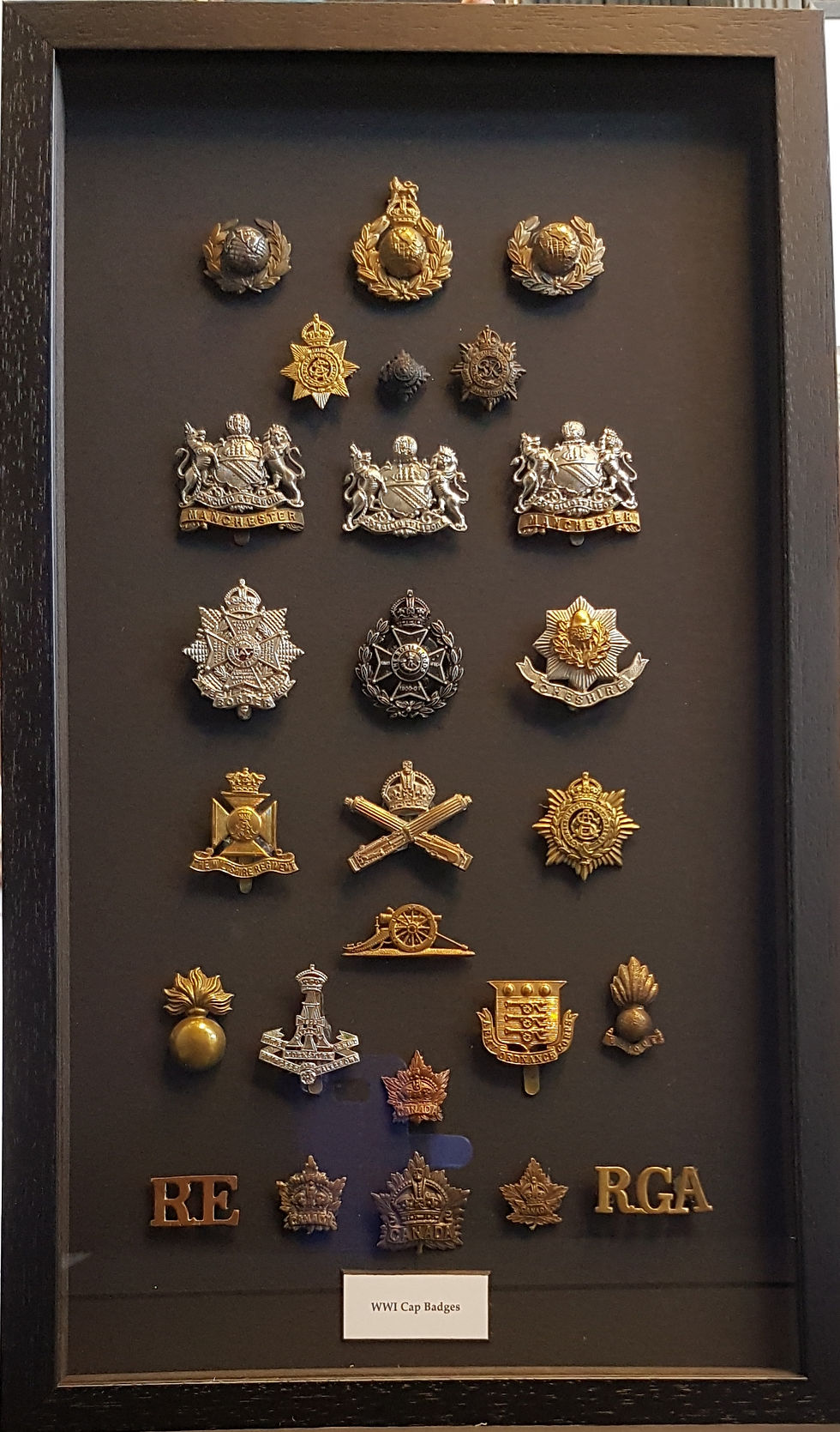 WW1 Cap Badges | Frameworks