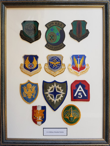 Military Shoulder Patches | Frameworks Picture Framing