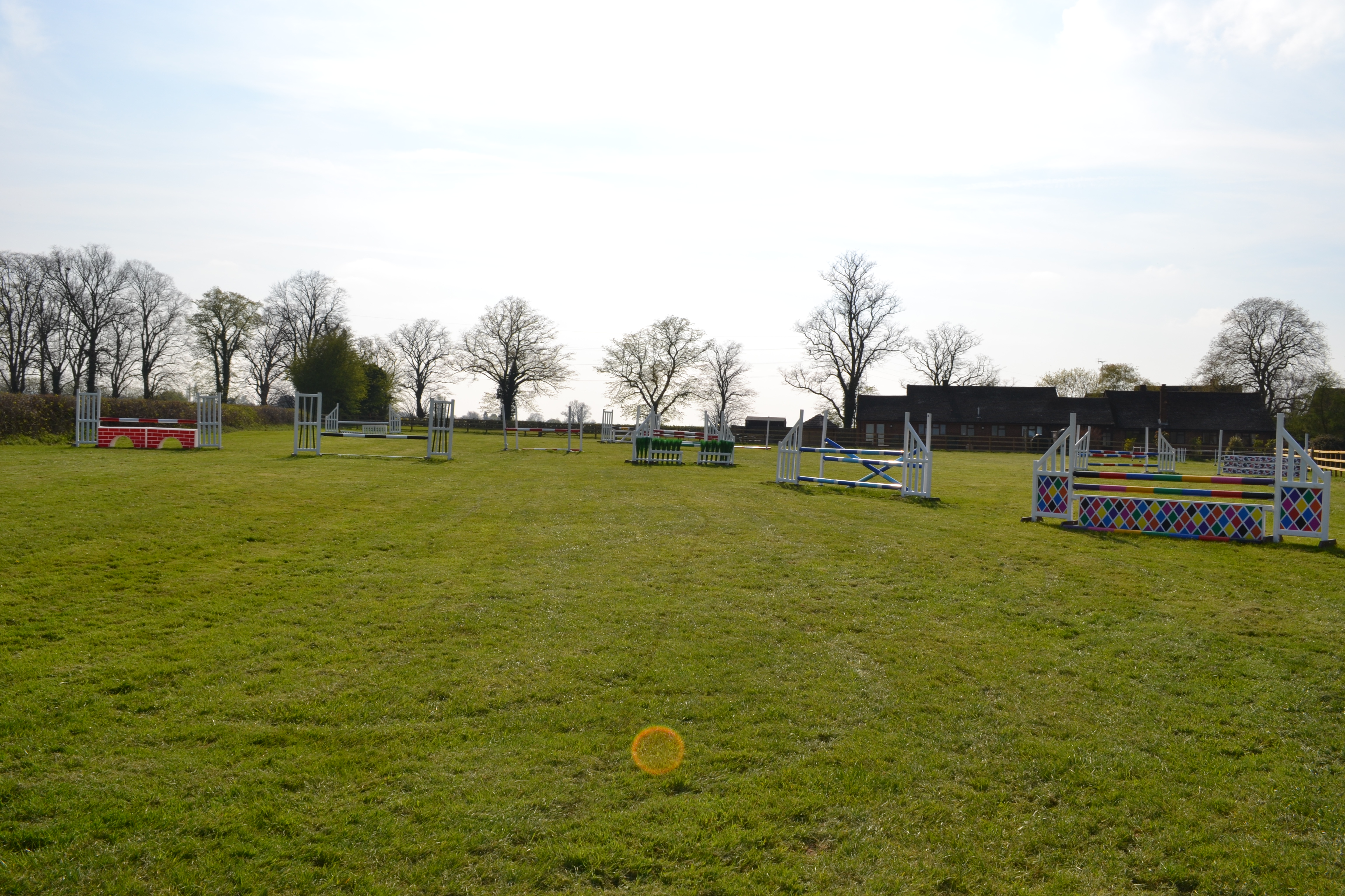 Grass Jumping Paddock - Upper Farm Equestrian, Chinnor, Oxfordshire