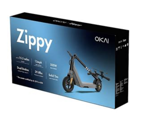 FOR SALE- Zippy Ultralight Electric Scooter (New in box) | Bighead ...