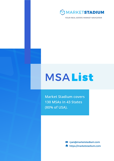 MSA List | Market Stadium
